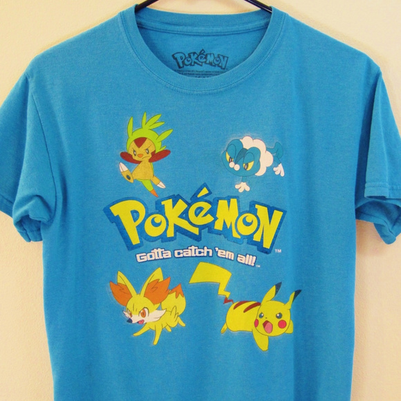 Pokemon | Shirts & Tops | Pokeman Blue Tshirtcharacters Graphicskids Xl ...